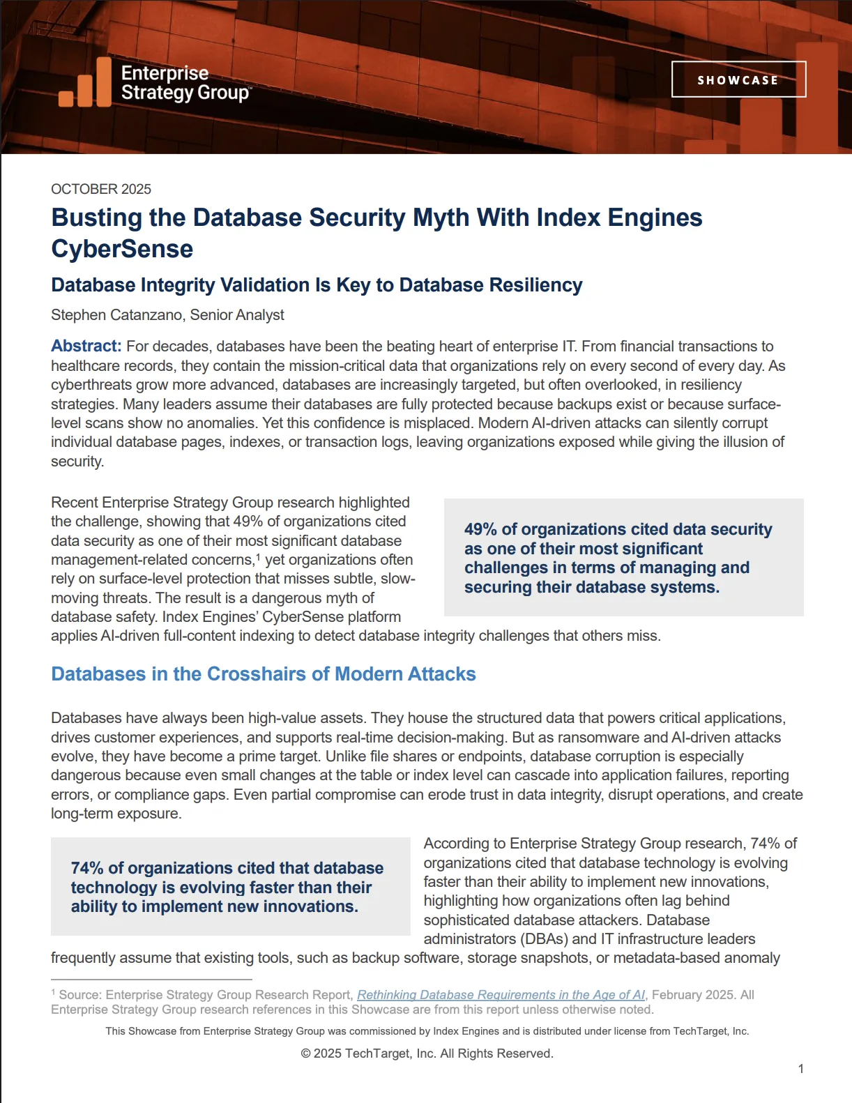 Database Integrity Validation Is Key to Database Resiliency | Index Engines