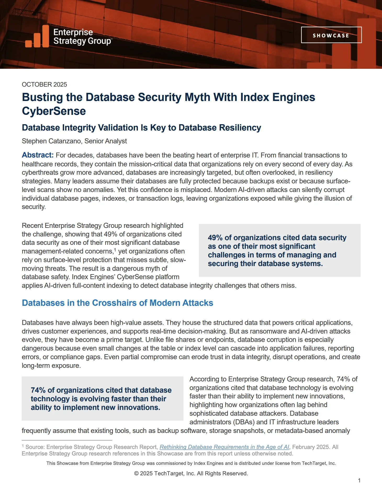 Database Integrity Validation Is Key to Database Resiliency | Index Engines